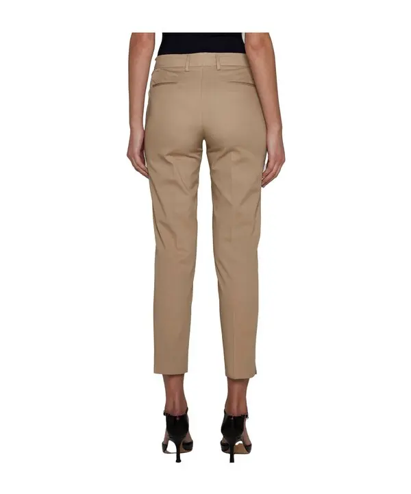 PT TORINO Stretch-cotton Straight-leg Trousers