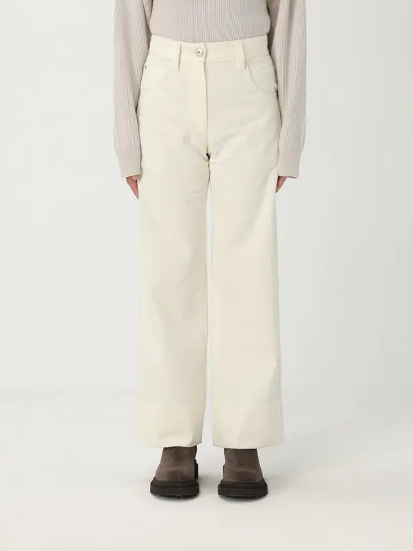 Brunello Cucinelli Monili Detailed Cropped Jeans