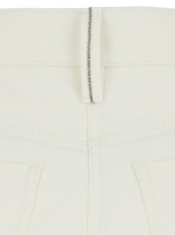 Brunello Cucinelli Monili Detailed Cropped Jeans