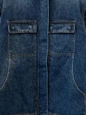 Magda Butrym Patch Pocket Denim Jacket