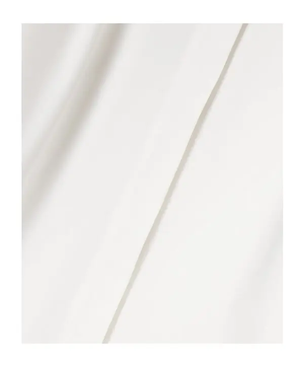 Tibi Asymmetric Pleated Cotton-poplin Midi Shirt Dress