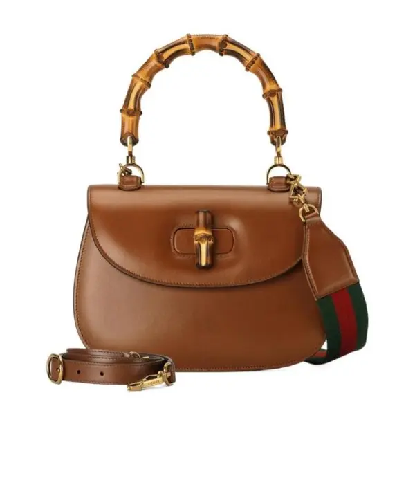 Gucci Bamboo 1947 Medium Bag - Brown