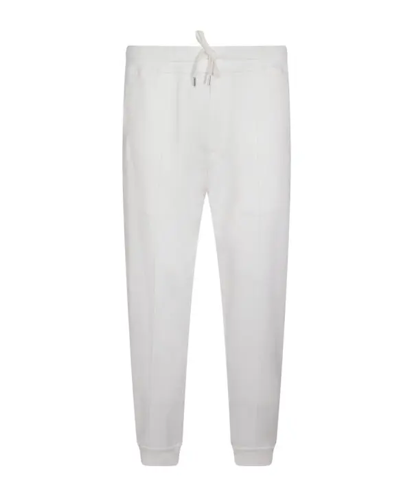 Brunello Cucinelli Techno French Terry Trousers - Beige