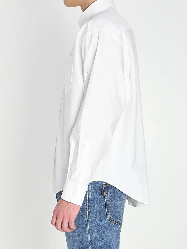 AMI Paris De Coeur Boxy Shirt - White