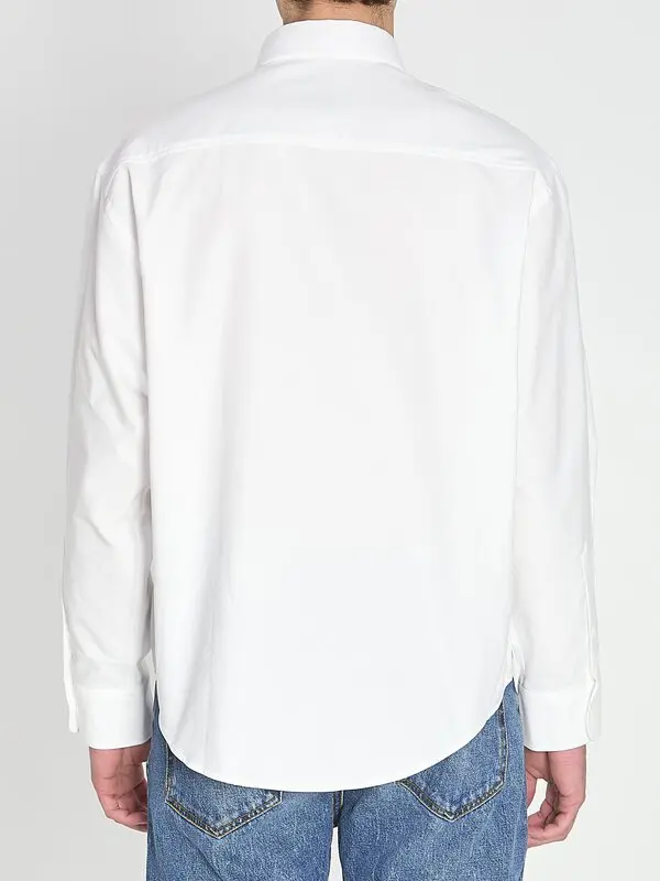 AMI Paris De Coeur Boxy Shirt - White
