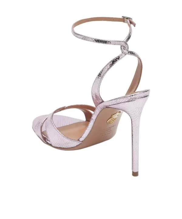 AQUAZZURA High Heel Strappy Sandals - Pink