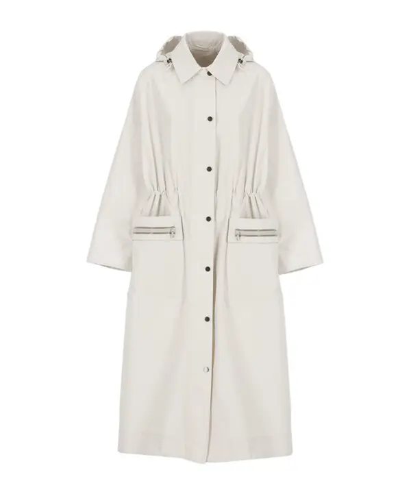 Brunello Cucinelli Single-breasted Coat - White