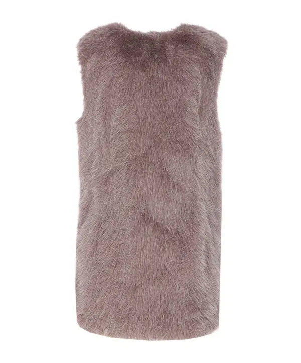 Herno Faux Fur Sleeveless Gilet