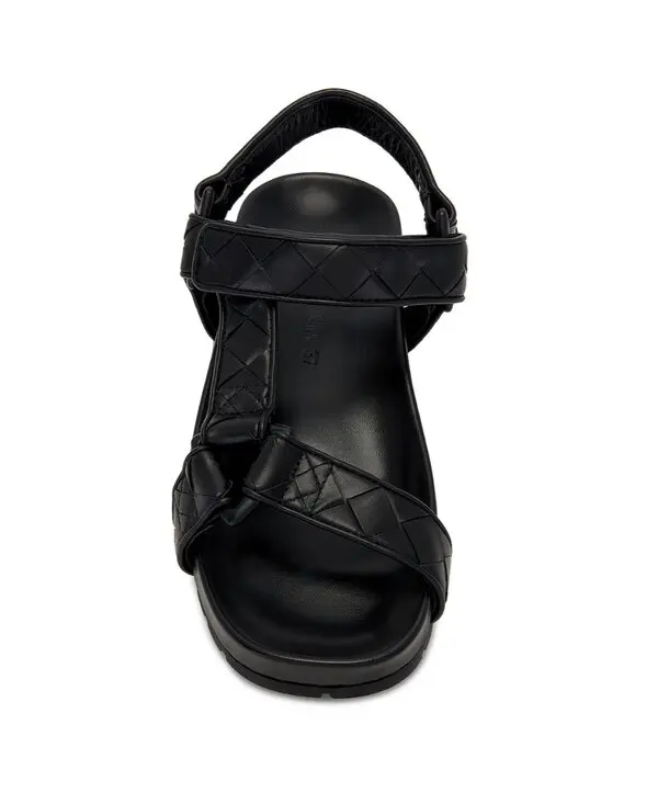 Bottega Veneta Intrecciato Open Toe Flat Sandals