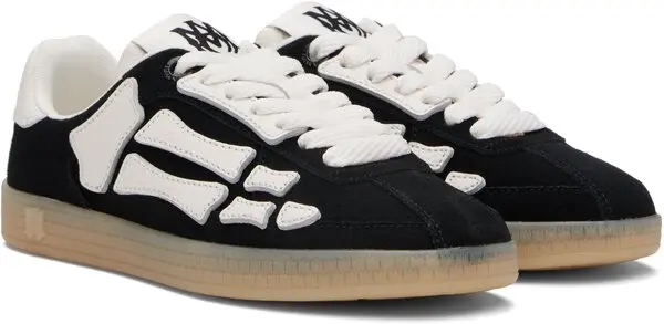 Amiri Pacific Bones Lace-up Sneakers - Black