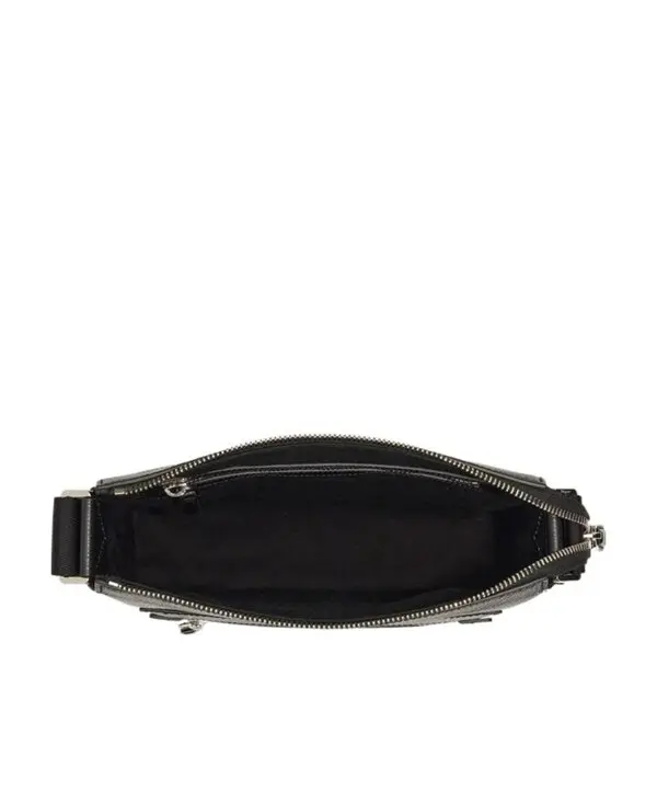 FERRAGAMO Gancini Logo Plaque Zipped Messenger Bag