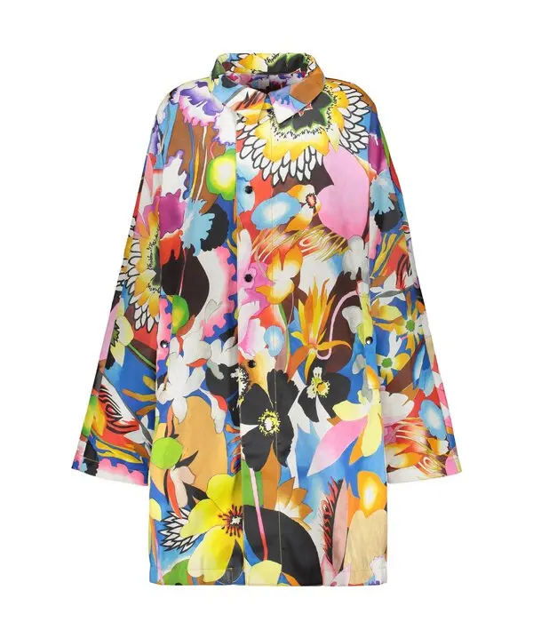 Missoni Floral Print Trench Coat - Multicolor