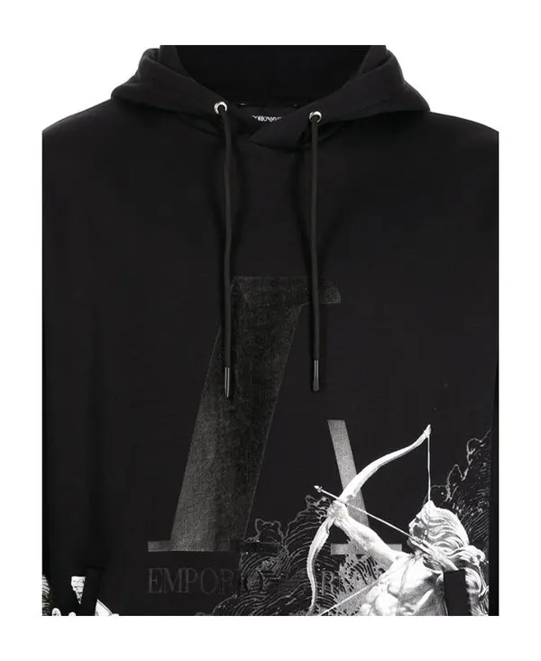Emporio Armani Printed Hoodie