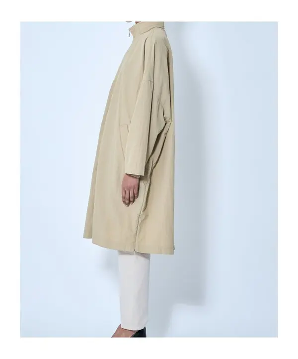 TOTEME Hooded Drawstring Zip-up Coat
