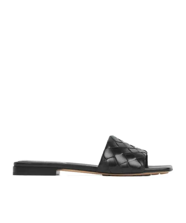 Bottega Veneta Parco Intrecciato Flat Sandals