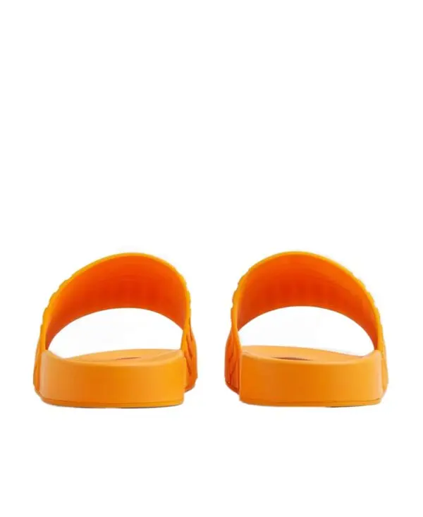 Bottega Veneta Rubber Slide Sandals - Orange