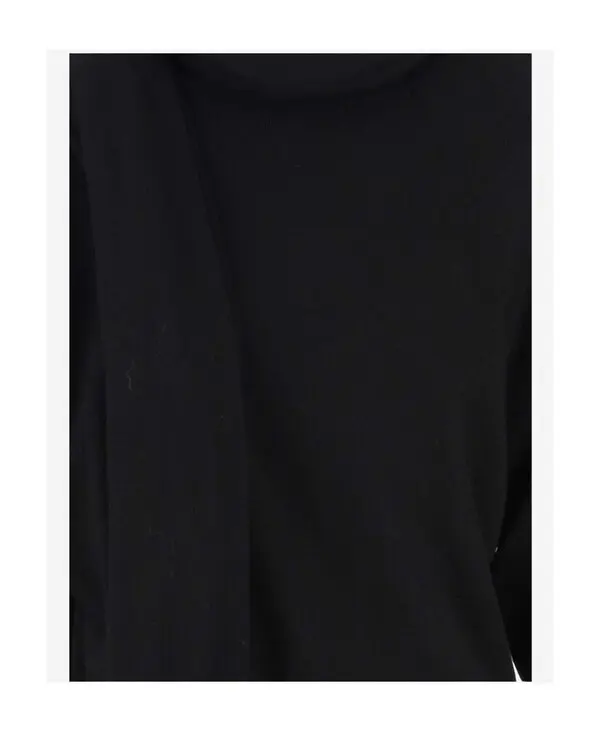 Saint Laurent Long-sleeved Hooded Dress