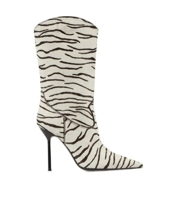 Paris Texas Lidia Western Boots - White
