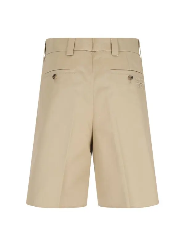 Miu Miu Chino Bermuda Shorts - Rope Ash