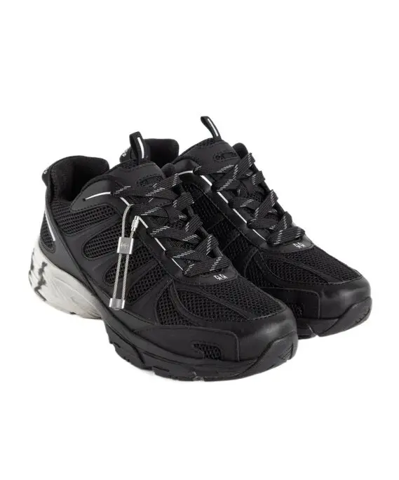 44 LABEL GROUP Dragger Sneakers With Metallic Yarn And Custom Lock