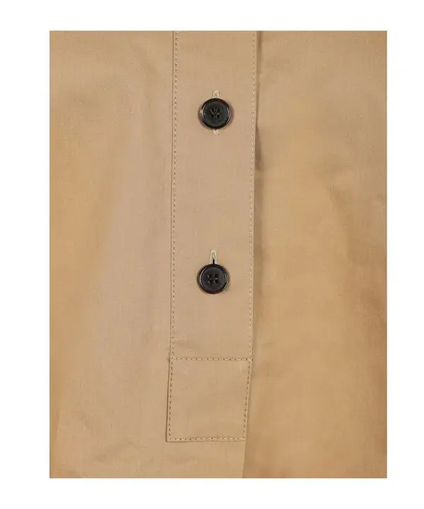 Saint Laurent Belted Tunic - Green