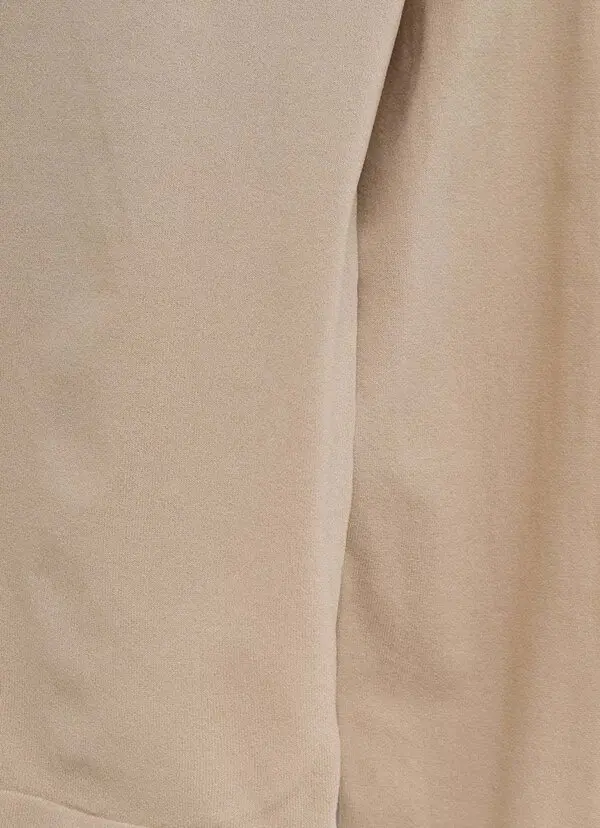 Alaïa High Neck Cropped Top - Nude