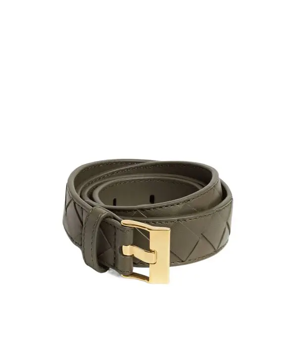 Bottega Veneta Intrecciato Watch Belt - Cypress