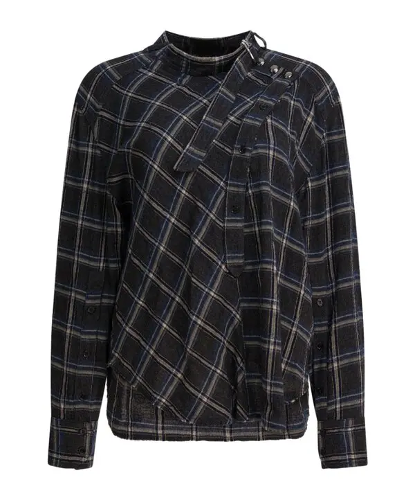 Isabel Marant Étoile Check Pattern Blouse