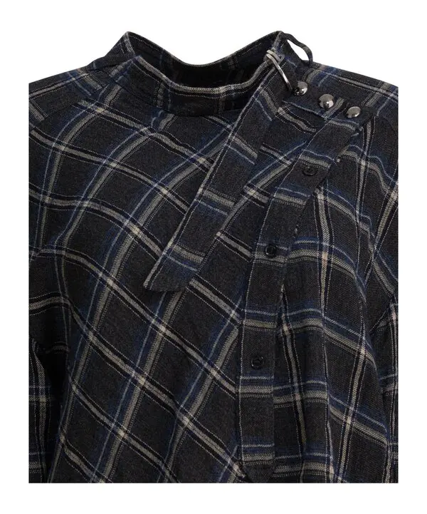Isabel Marant Étoile Check Pattern Blouse