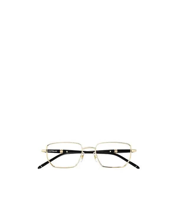 Montblanc Eyewear Rimless Square Glasses - Gold