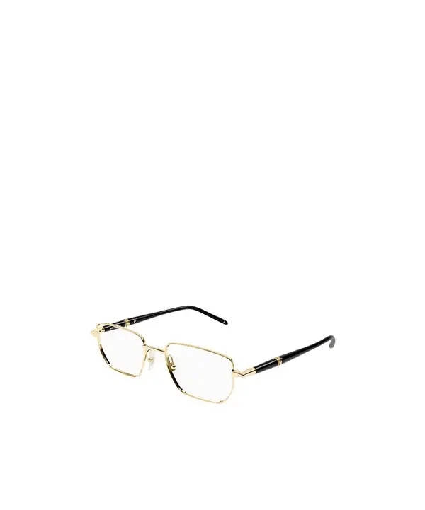 Montblanc Rectangle Frame Eyeglasses - Gold