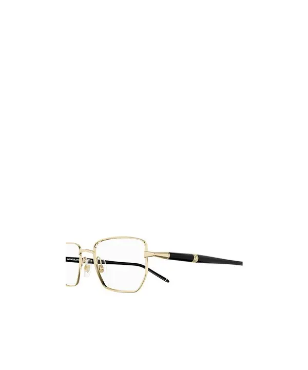 Montblanc Rectangle Frame Eyeglasses - Gold