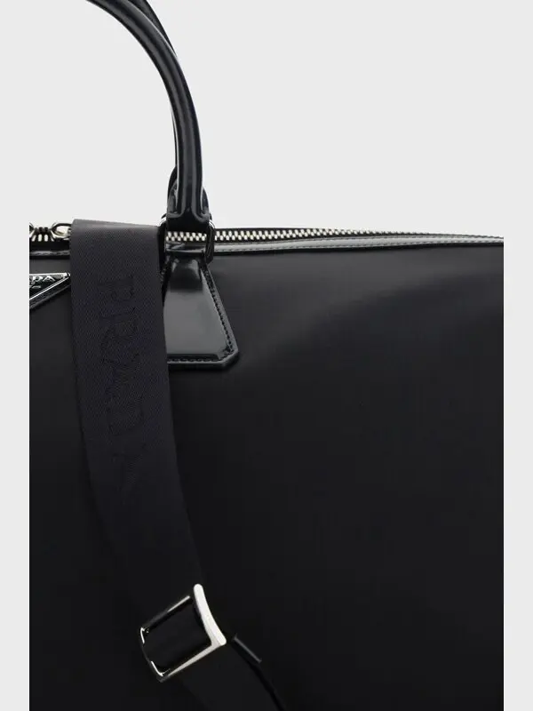 Prada Triangle Logo Travel Bag