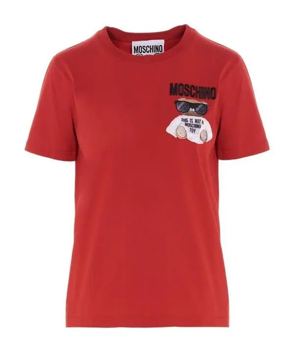 Moschino Embroidered Teddy Bear T-shirt