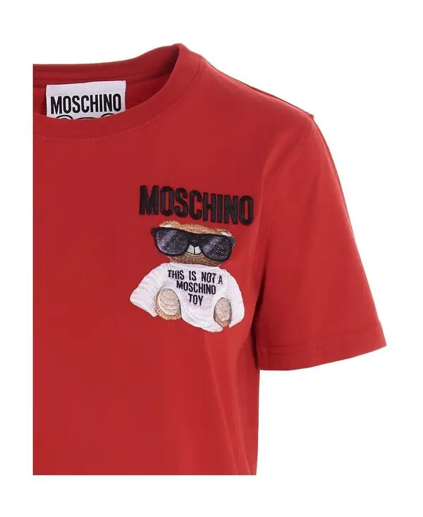 Moschino Embroidered Teddy Bear T-shirt