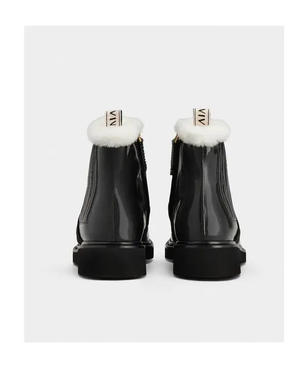 ROGER VIVIER Viv Rangers Metal Buckle Boots