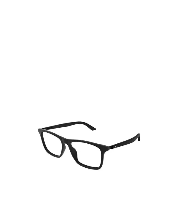 Montblanc Eyewear Square Frame Glasses - Black