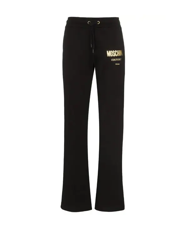 Moschino Logo Printed Sweatpants - Black
