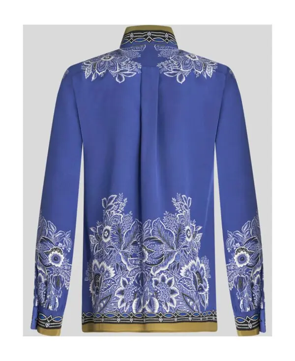 Etro Bouquet Crepe De Chine Shirt