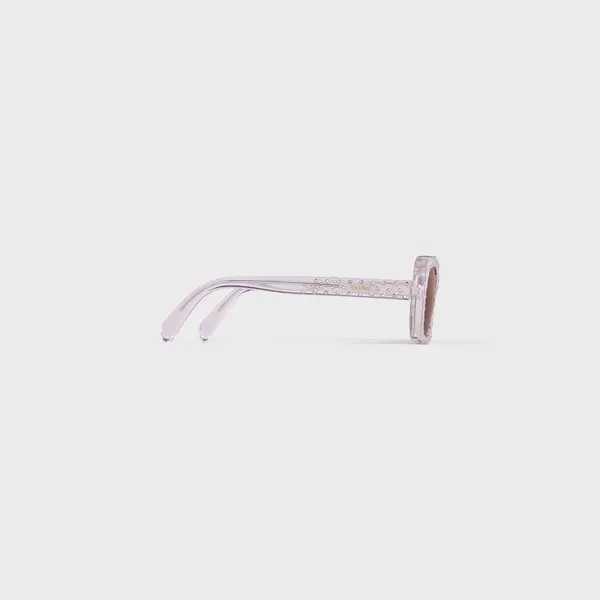 Celine Square Acetate Sunglasses With Crystals