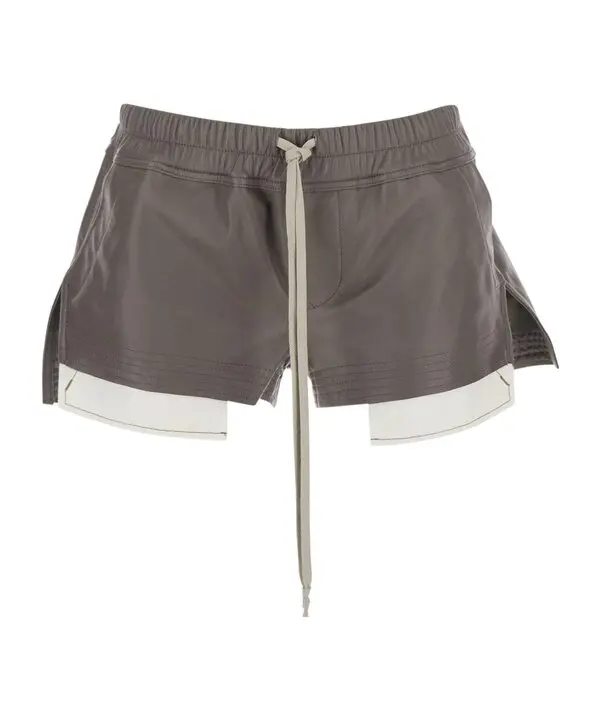 Rick Owens Vent Detail Drawstring Shorts - No