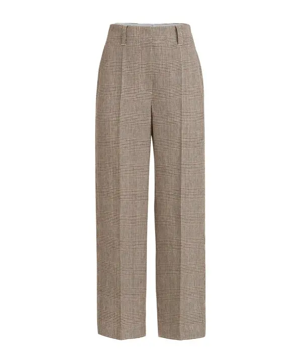 Brunello Cucinelli Checked Straight-leg Tailored Pants