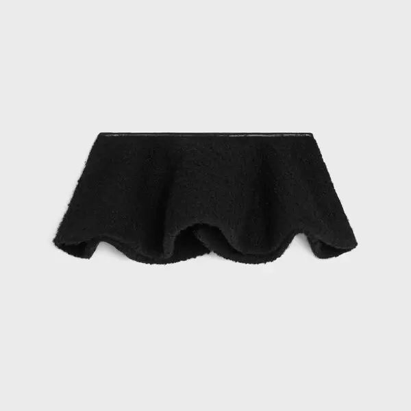Celine Peplum In Cashmere And Wool Natt