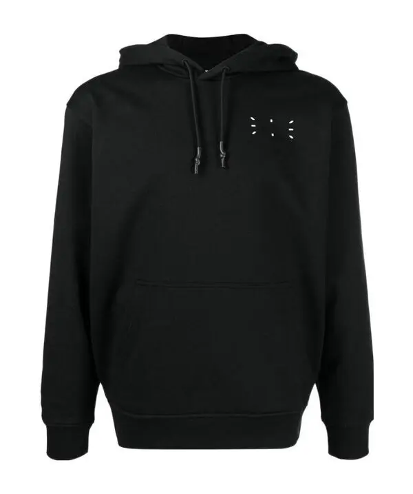 Alexander McQueen Signature Stitch Drawstring Hoodie - Black
