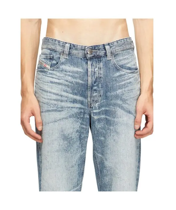 DIESEL® 2024 D-macs Straight-leg Jeans - Light Blue