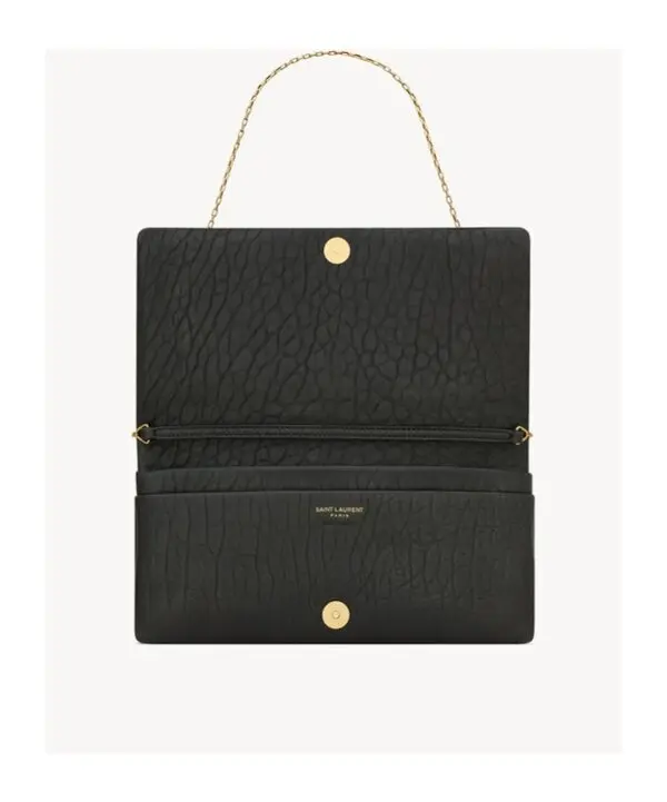 Saint Laurent Calypso Logo Plaque Mini Shoulder Bag