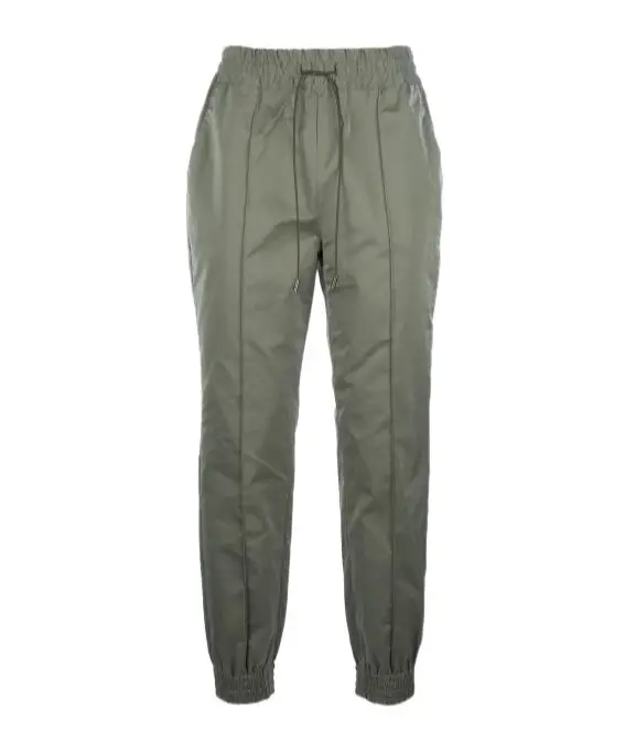 Ermanno Scervino High-waisted Trousers With Drawstring Hem - Gray
