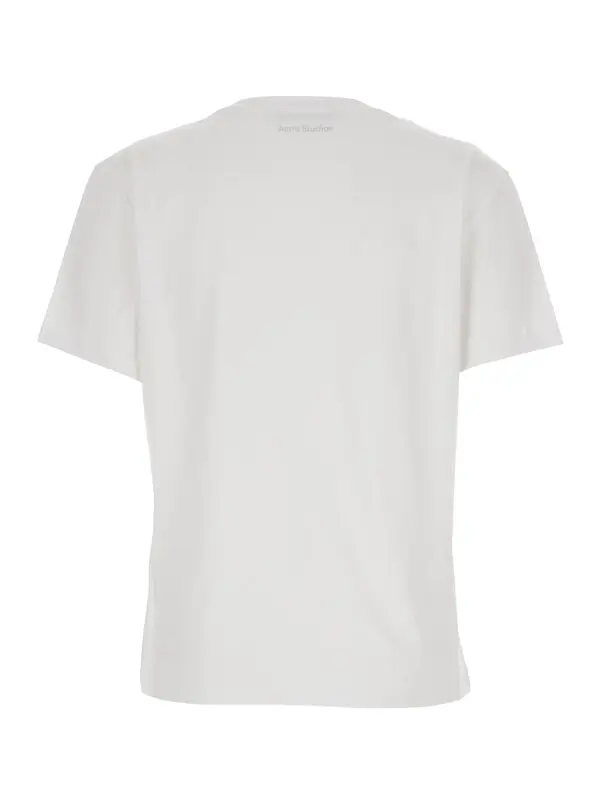 Acne Studios Regular Fit T-shirt - White