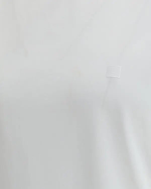Acne Studios Regular Fit T-shirt - White