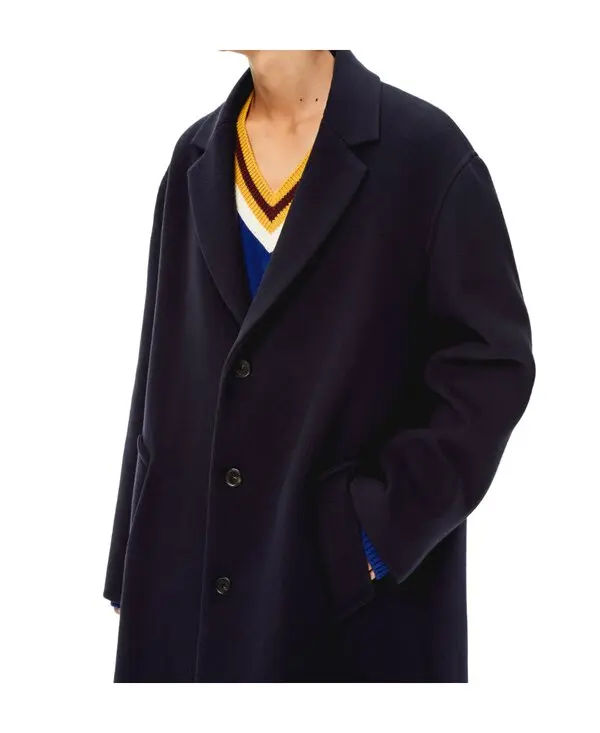 Loewe Long-sleeved Notch Lapel Coat